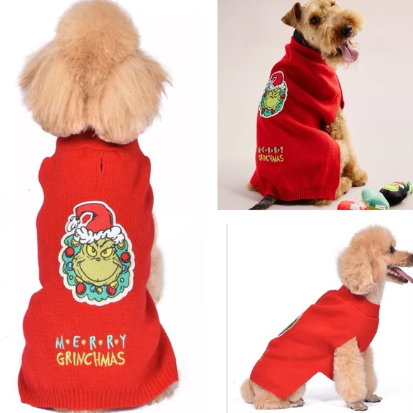 Dog | Dr Seuss The Grinch Holiday Merry Grinchmas Dog Sweater | Poshmark